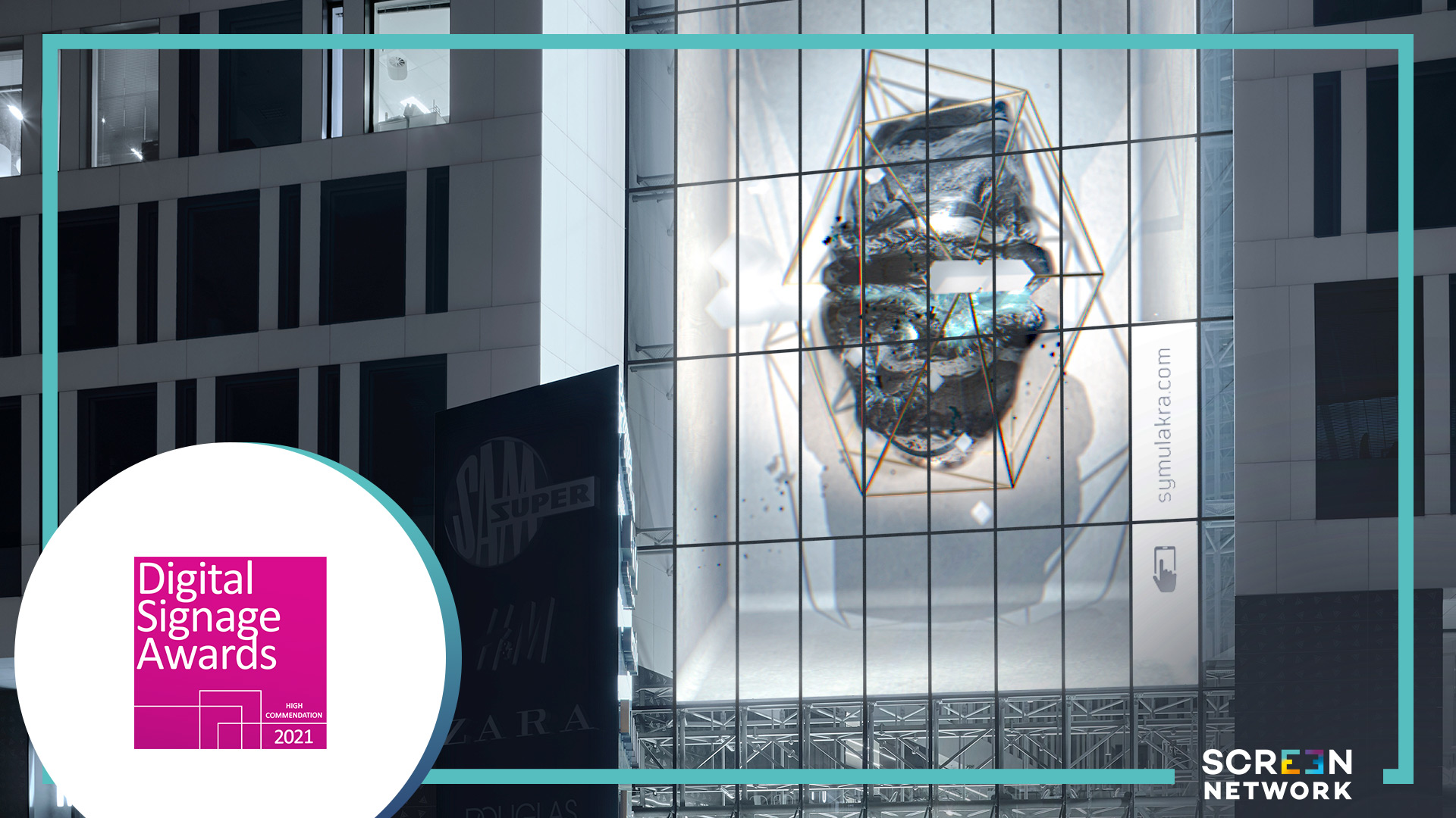 Zdobyliśmy nagrodę podczas Digital Signage Awards 2021 - Screen Network